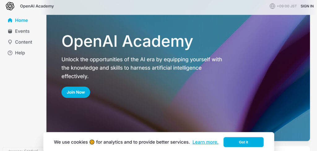 OpenAI Academy徹底解説｜AIを無料で学べる公式学習サイトのすべて | AI速報ドットコム