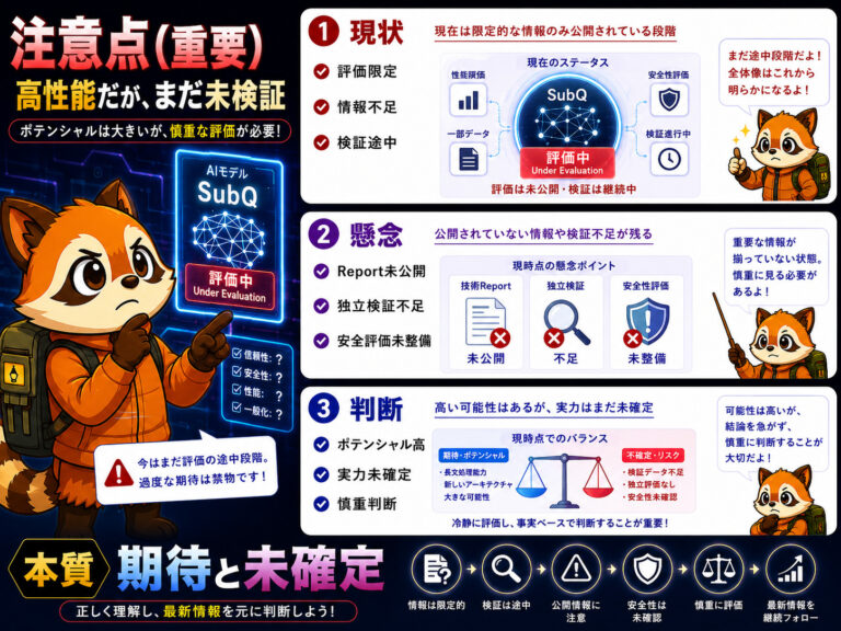 【速報】SubQ登場｜何が変わる？12Mトークン時代は来るのか | AI速報ドットコム